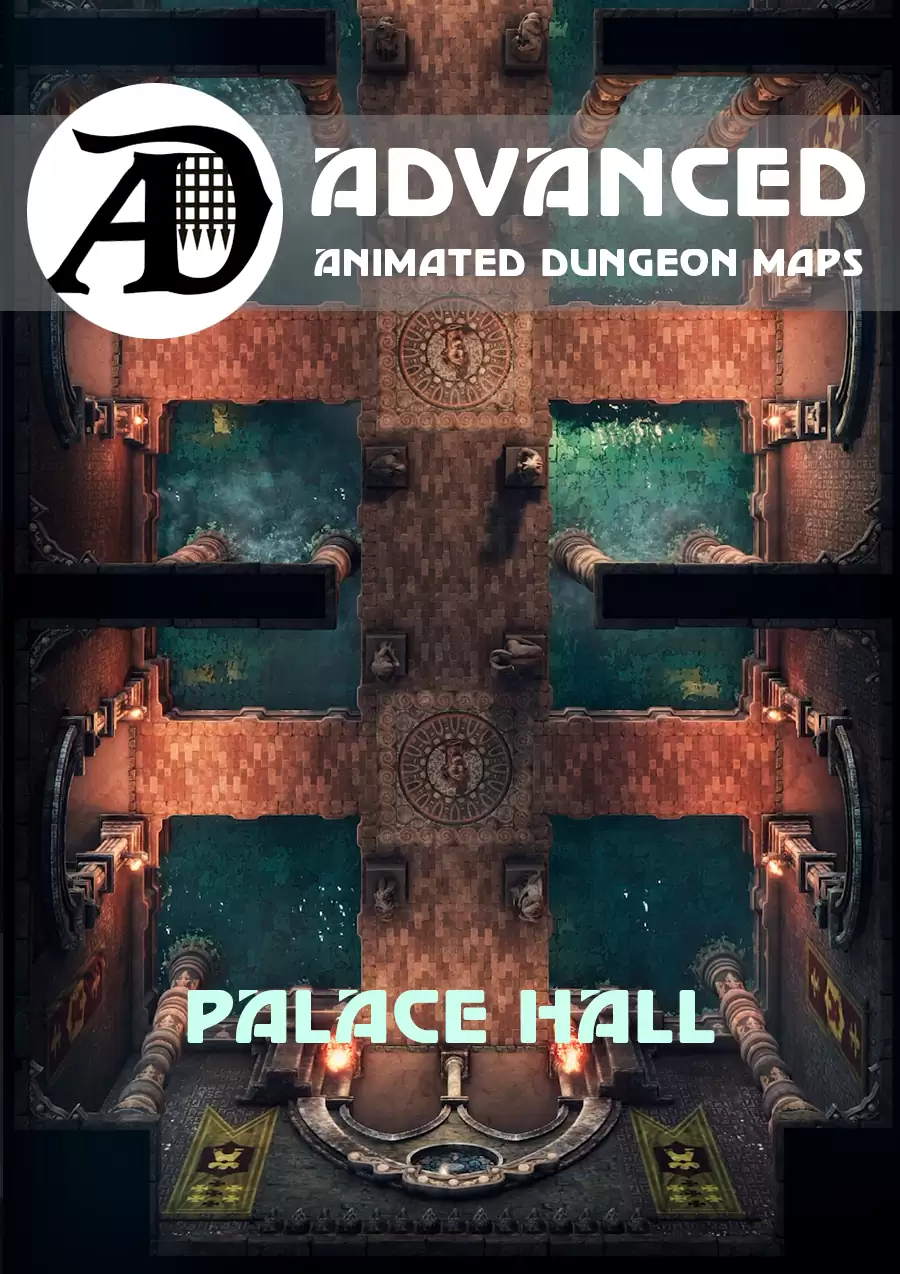 Advanced Animated Dungeon Maps: Palace Hall - Animated Dungeon Maps ...