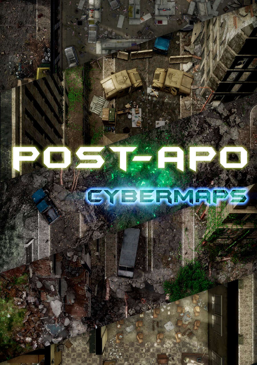 Cybermaps Post-Apocalyptic Bundle [BUNDLE] - Animated Dungeon Maps ...