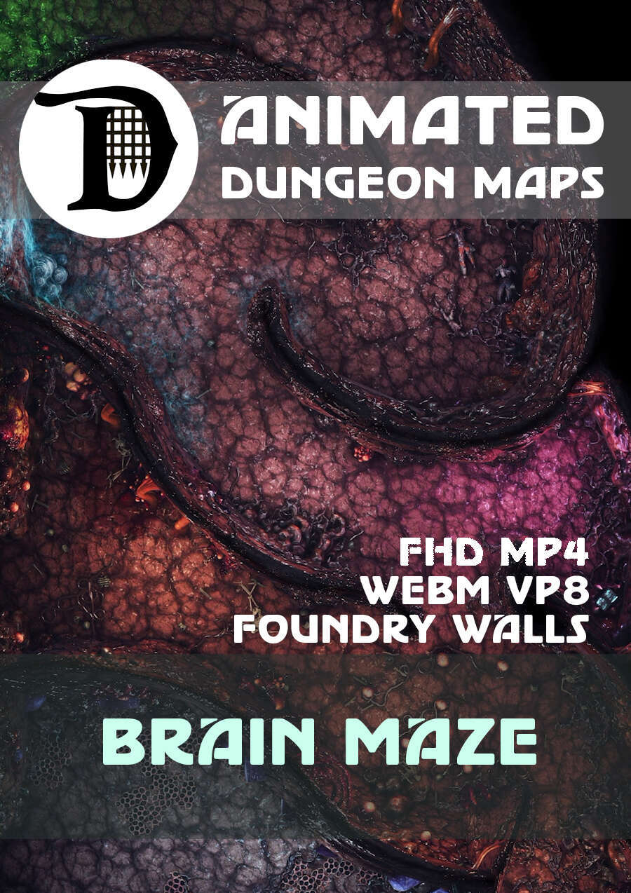 ADMaps: Brain Maze Pack - Animated Dungeon Maps | DriveThruRPG