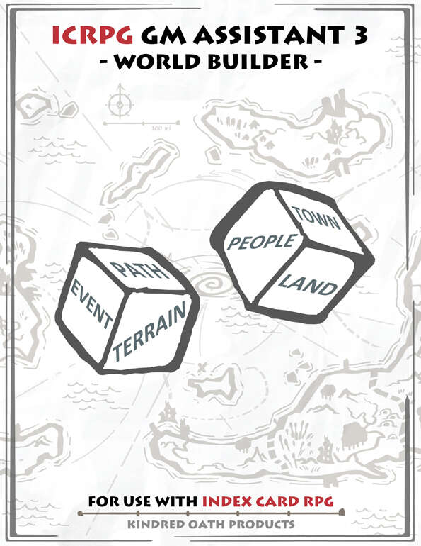 Icrpg Gm Assistant 3 - World Builder - Kindred Oath | DriveThruRPG