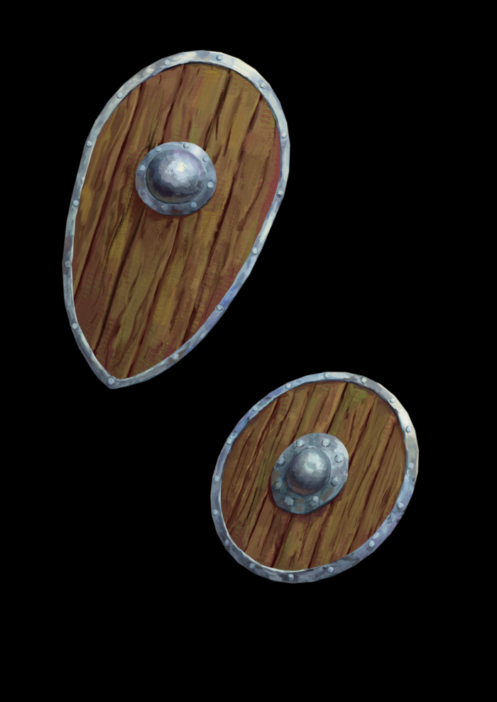 Low-level Weapons: shields stock art - EvgenyM | DriveThruRPG