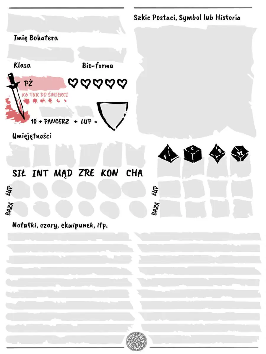 ICRPG Character Sheet (PL / EN) - VANGMAR | DriveThruRPG