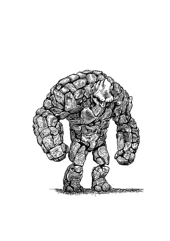 Stone Giant - Stock art - Castilho | DriveThruRPG