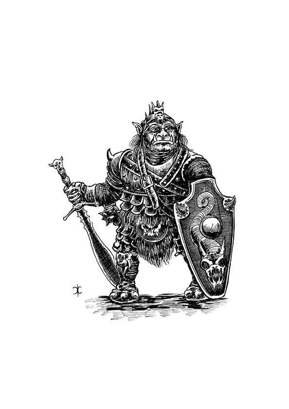 Ogre - Half Page - Castilho | DriveThruRPG