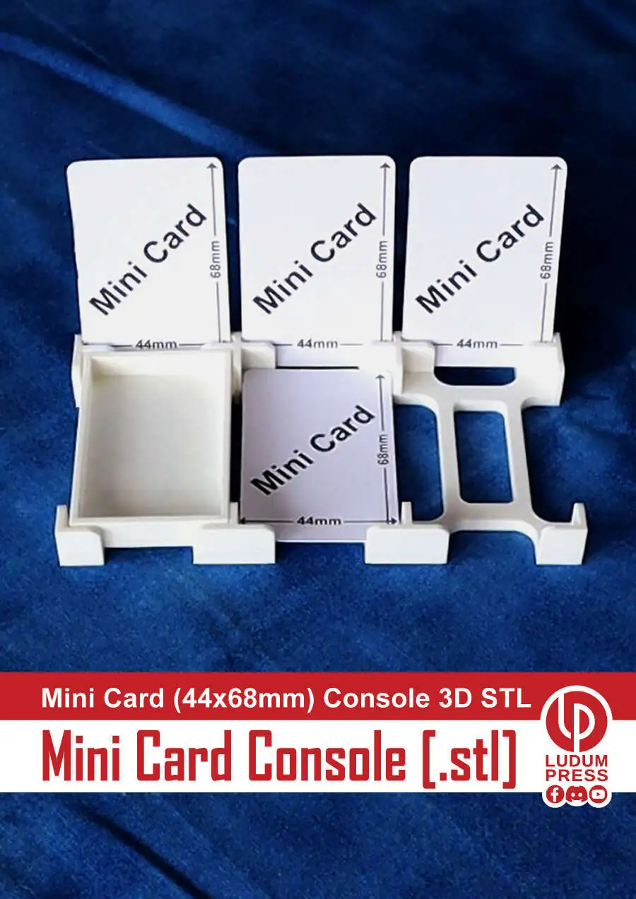 Mini Card Console ( .stl ) - Ludum Press | DriveThruRPG