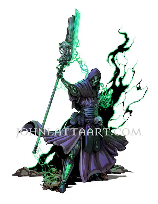 Character Art - Warforged Necromancer - RPG Stock Art - John Latta Art ...