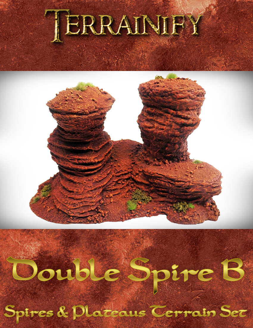 Spires & Plateaus: Double Spire B - Red Mage Games | DriveThruRPG