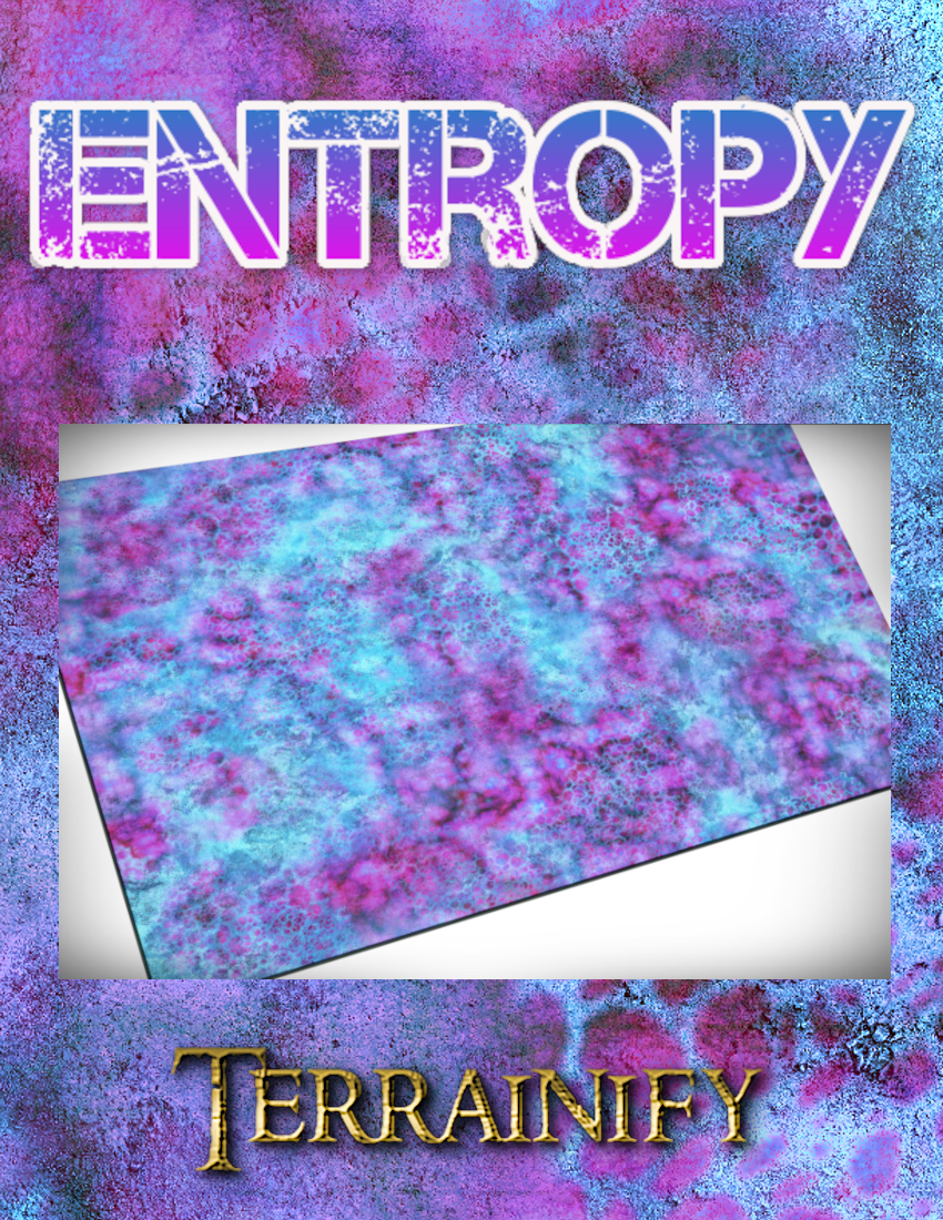 Entropy Gaming Mat 40x90 Onslaught - Red Mage Games | DriveThruRPG