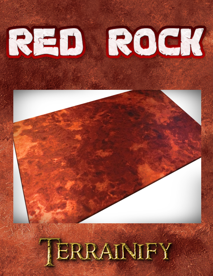 Red Rock Gaming Mat 6x4 - Red Mage Games | DriveThruRPG