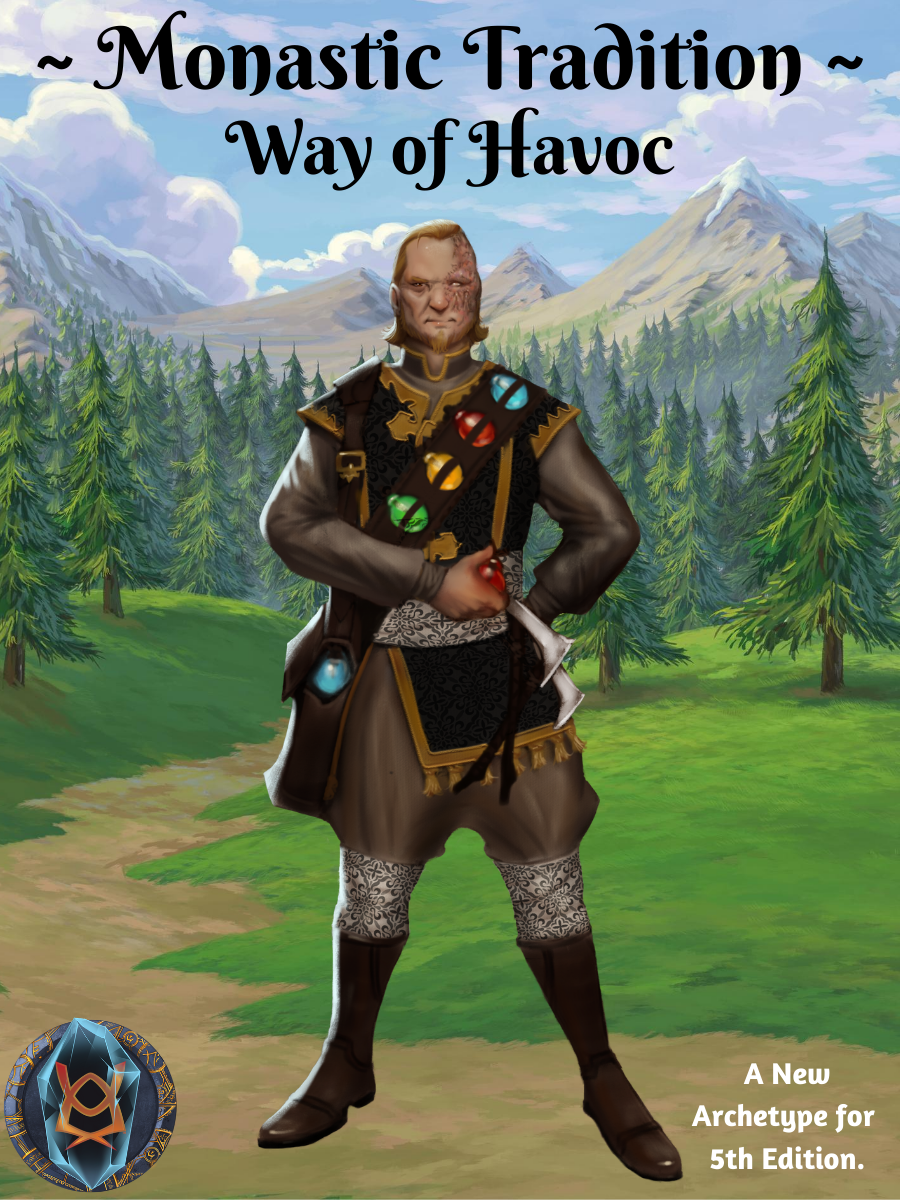Monastic Tradition: Way of Havoc - Underground Oracle Publishing | 5e ...