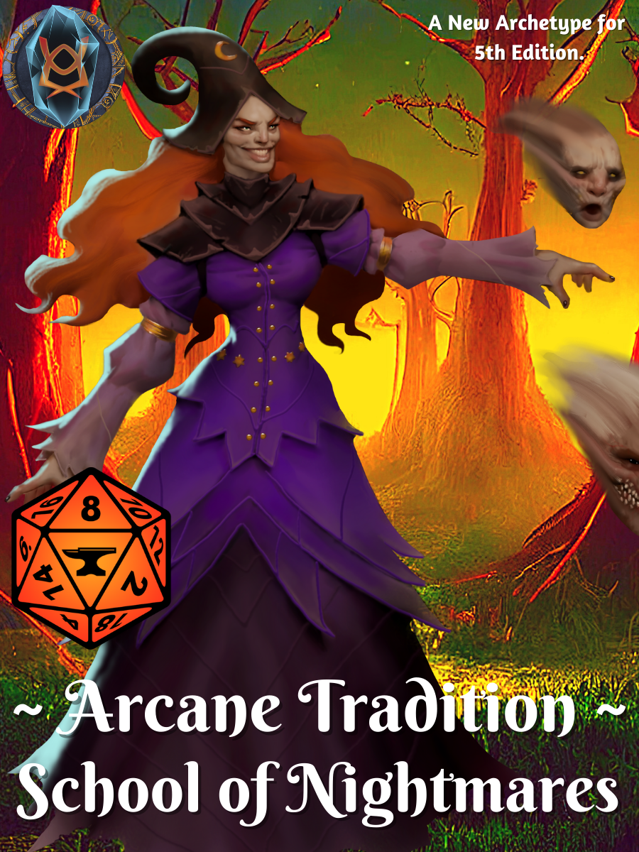 Arcane Tradition: School of Nightmares (Foundry VTT) - Underground ...