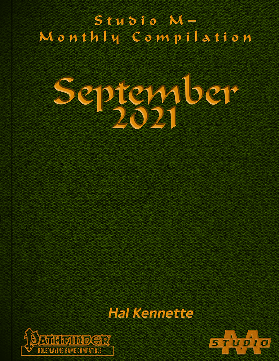 Studio M— Compilation: September 2021 - Studio M— | DriveThruRPG