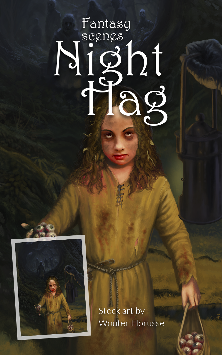 Fantasy scenes stock art: Night Hag - Wouter Florusse Art | DriveThruRPG