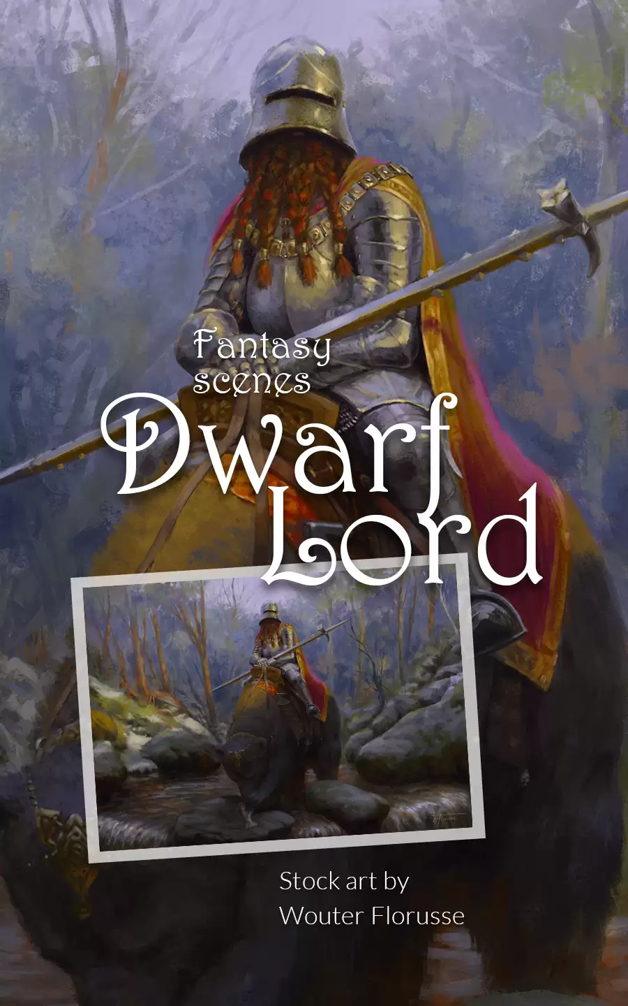 Fantasy scenes stock art: Dwarf Lord - Wouter Florusse Art | DriveThruRPG