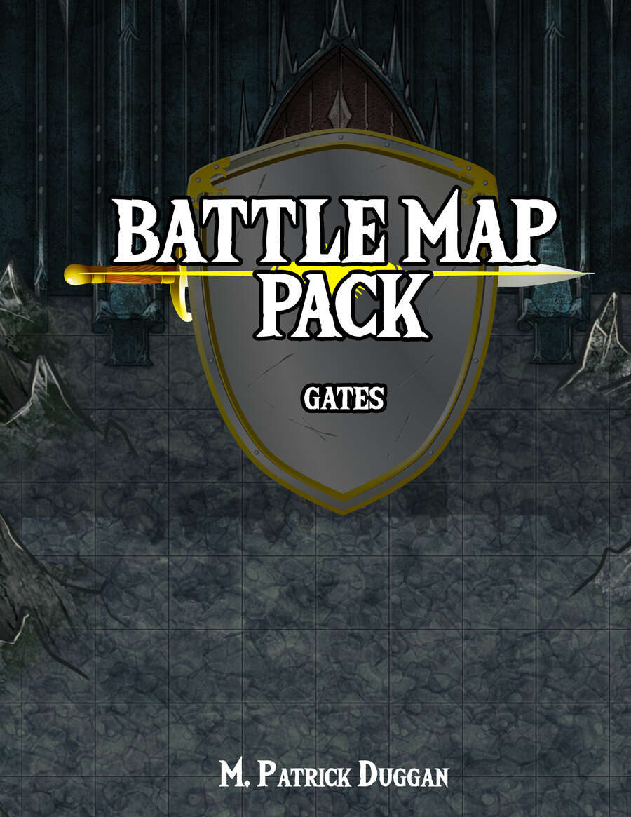 Battle Map Pack - Gates - M. Patrick Duggan | DriveThruRPG