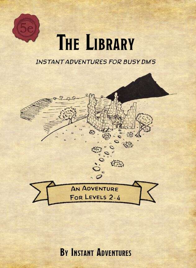 The Library - Instant Adventures | DriveThruRPG