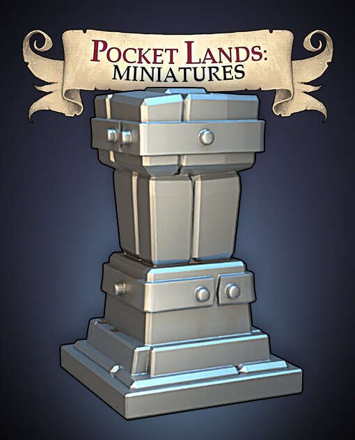 Pocket Lands Miniatures: Stone Pillar - Alexey Aparin | POCKET LANDS ...