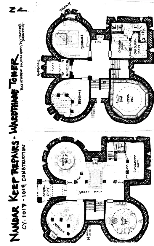 Nandar Keep Modification - Wardthane Tower Construction - GeoSinam ...