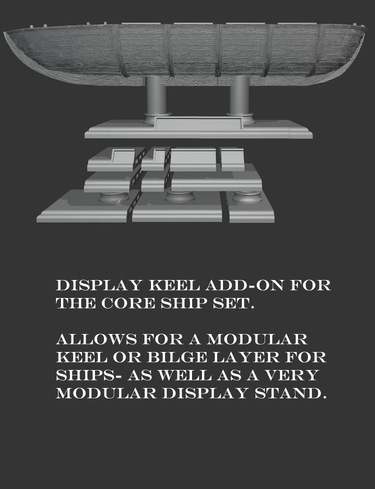 ShipWorks Core Set Keel and display Add-on - Dragon Workshop | DriveThruRPG