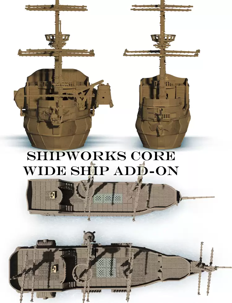 ShipWorks Core, Wide ship Add-on - Dragon Workshop | DriveThruRPG