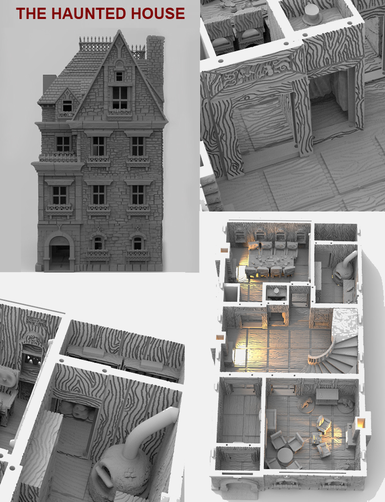 Haunted House 3d Model