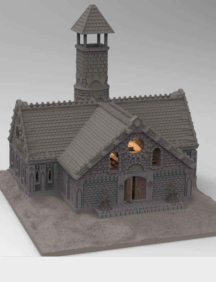 Gothic Fantasy Church Set - Dragon Workshop | DriveThruRPG