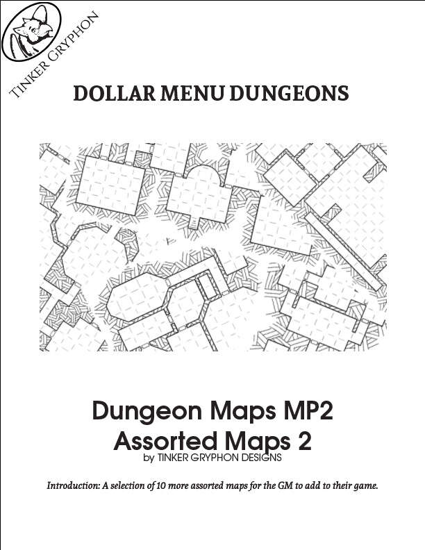 Dungeon Maps MP2 - Dollar Menu Dungeons - Tinker Gryphon Designs ...