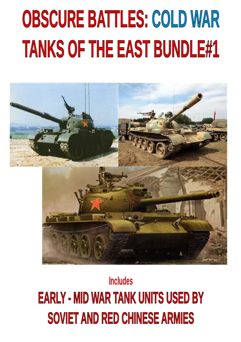 OBSCURE BATTLES 2 - COLD WAR - EXTRA TANKS OF THE EAST BUNDLE#1 - EARLY ...