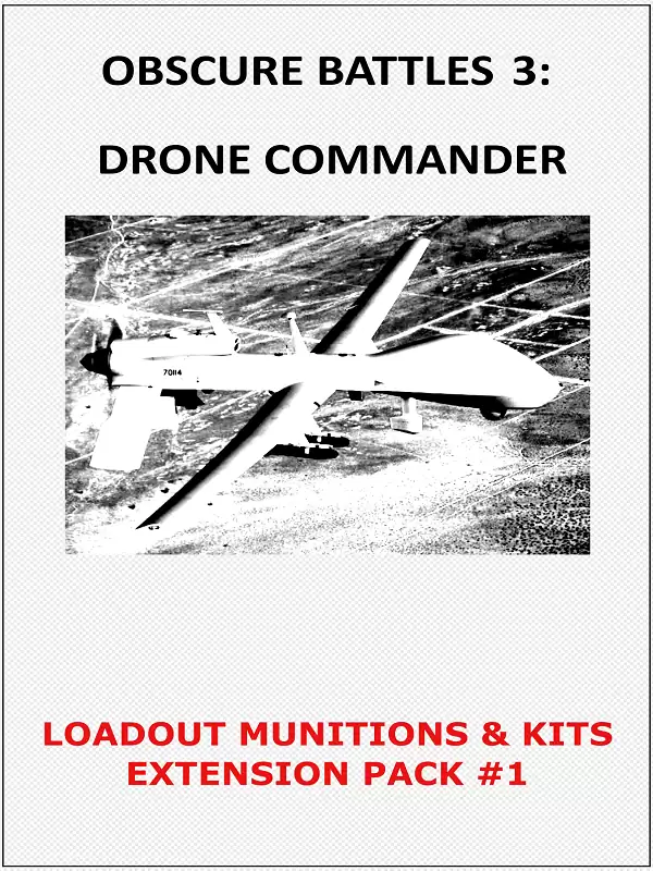 OBSCURE BATTLES 3 - DRONE COMMANDER - LOADOUT CARDS EXTENSION PACK ...