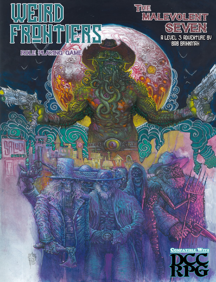 The Malevolent Seven - Stiff Whiskers Press | DriveThruRPG