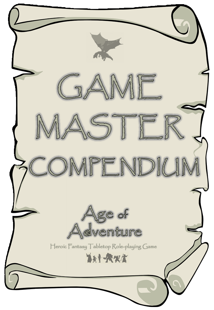 Age of Adventure RPG: Game Master Compendium (v3.3) - adrian young games | DriveThruRPG