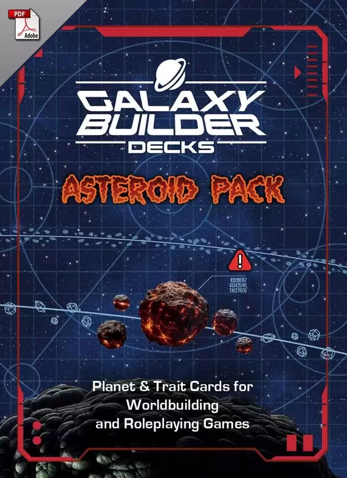 Galaxy Builder Decks: Asteroid Pack - Journey Mountain Studios, LLC | DriveThruRPG