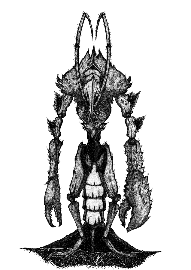 CRUSTACEAN MAN -Stock art - Yuri Perkowski Domingos | DriveThruRPG