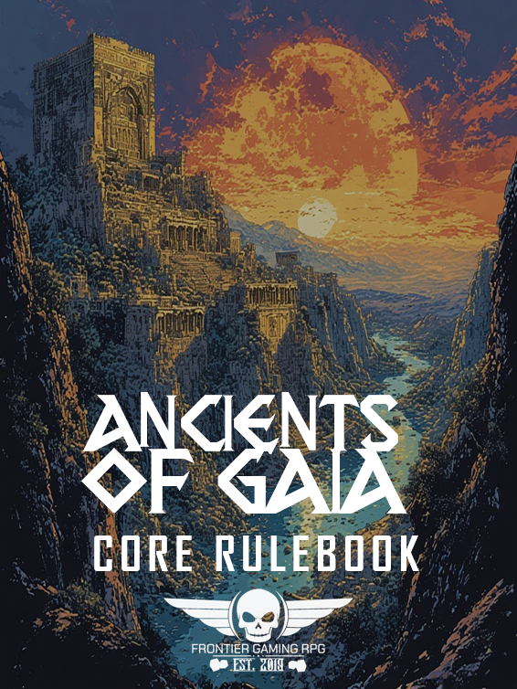 Ancients Of Gaia - Core Rulebook - Frontier Gaming | DriveThruRPG
