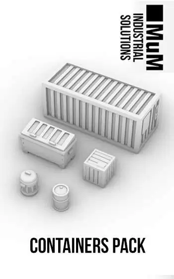 Containers Pack (STL pack) - MuM | DriveThruRPG