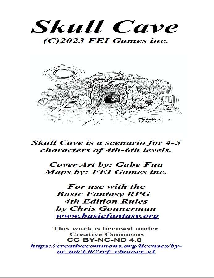 Skull Cave - FEI Games inc. | DriveThruRPG