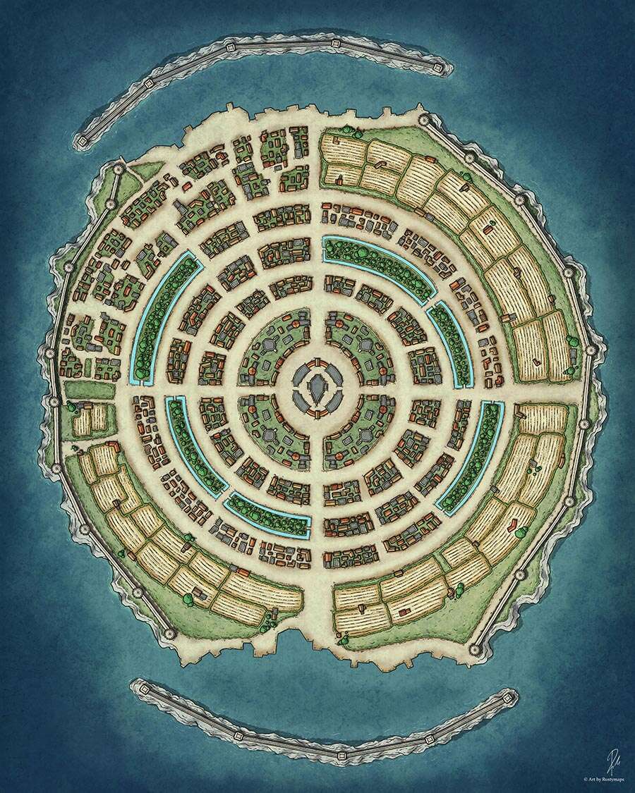 Lonelystar City Map Pack - Rustymaps | DriveThruRPG