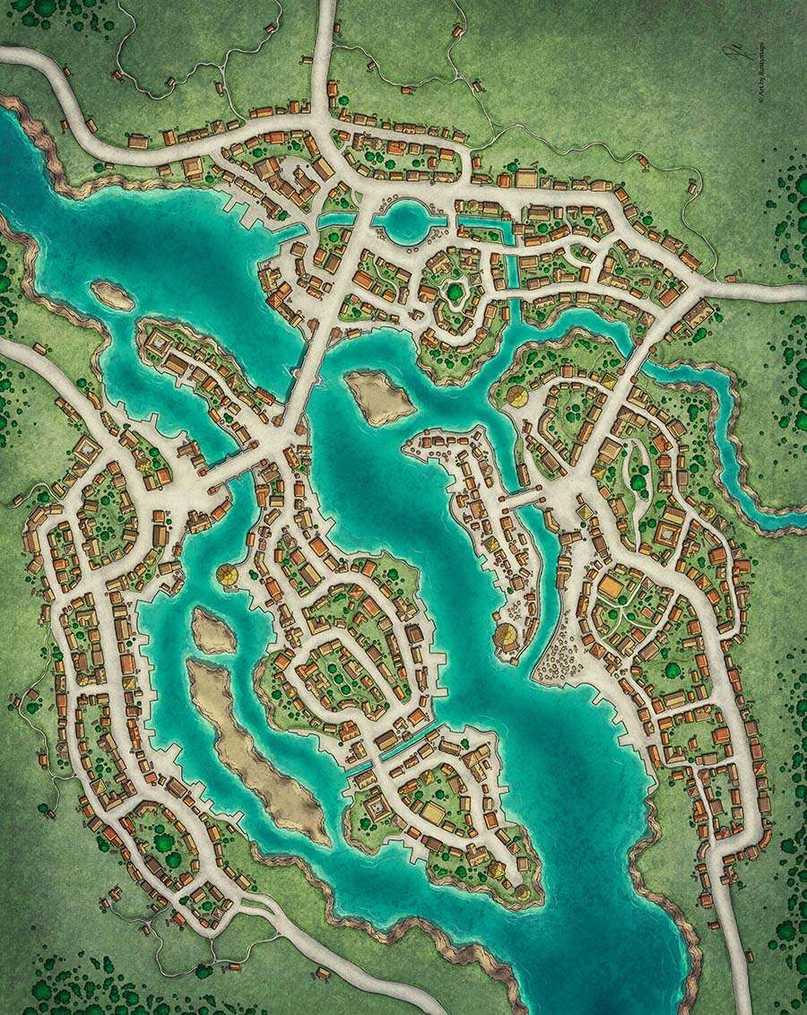 Xawellion City Map Pack - Rustymaps | DriveThruRPG