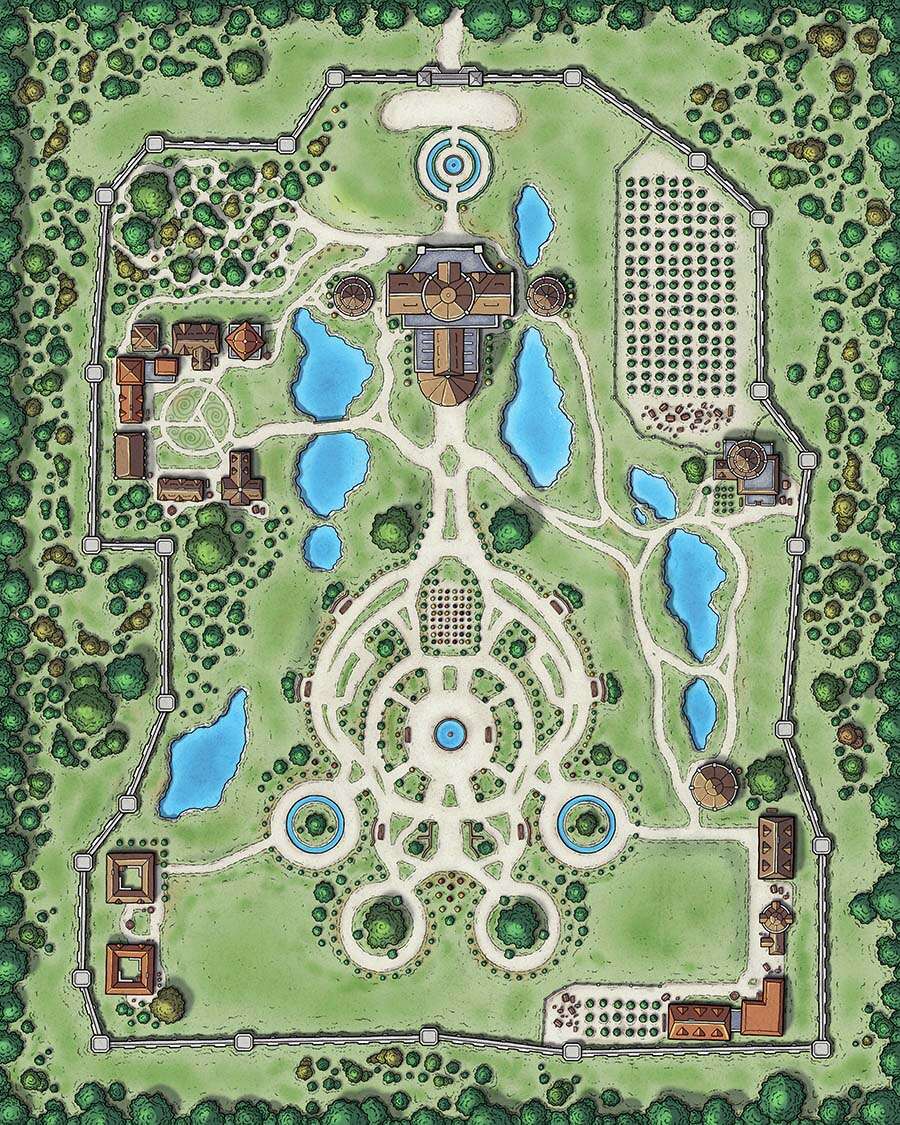 Willson's Mansion Map Pack - Rustymaps | DriveThruRPG