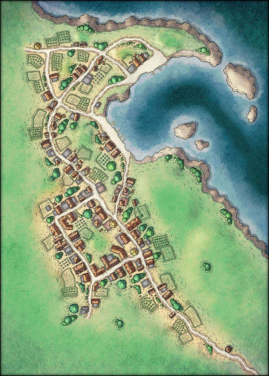 Hometree Village Map Pack - Rustymaps | DriveThruRPG