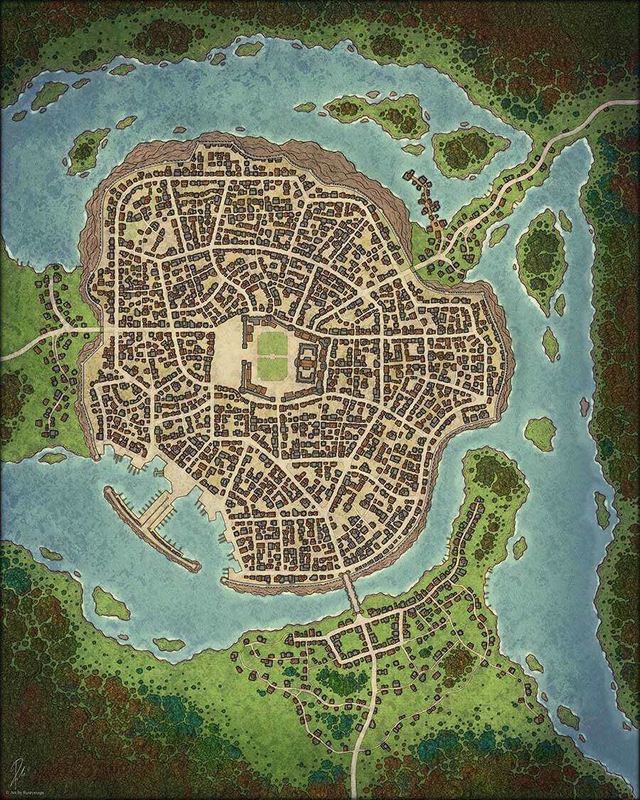 The Issoire City Map Pack - Rustymaps | DriveThruRPG