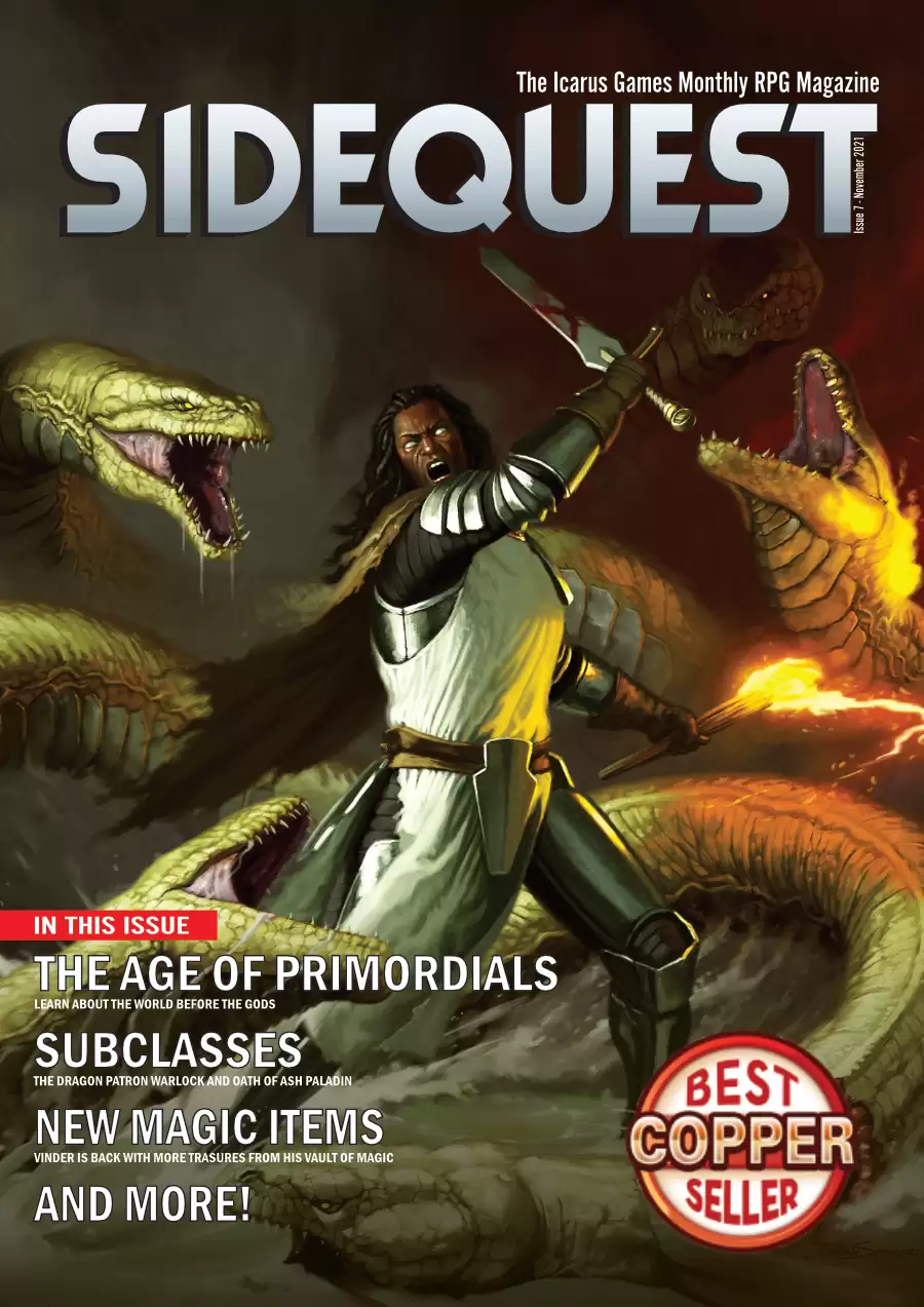 SIDEQUEST Issue 7 November 2021 - Icarus Games | DriveThruRPG