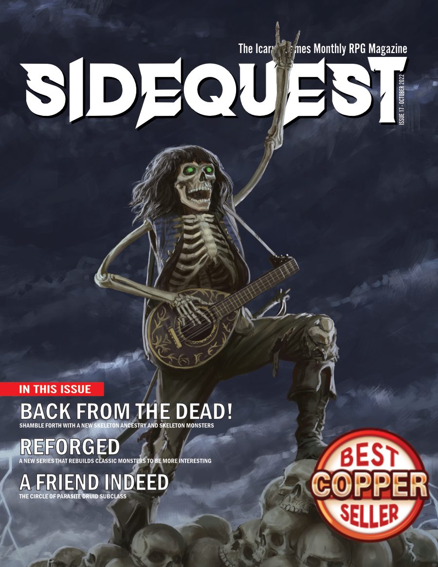 SIDEQUEST Issue 17 October 2022 - Icarus Games | DriveThruRPG