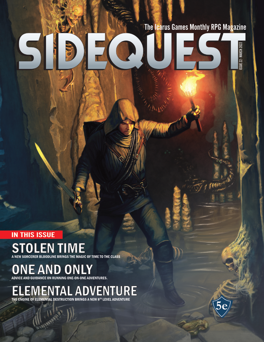 SIDEQUEST Issue 22 March 2023 - Icarus Games | DriveThruRPG