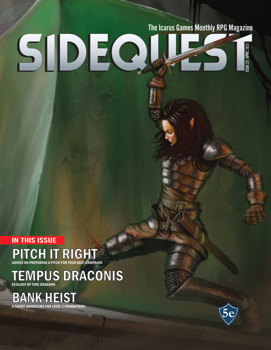SIDEQUEST Issue 23 April 2023 - Icarus Games | DriveThruRPG