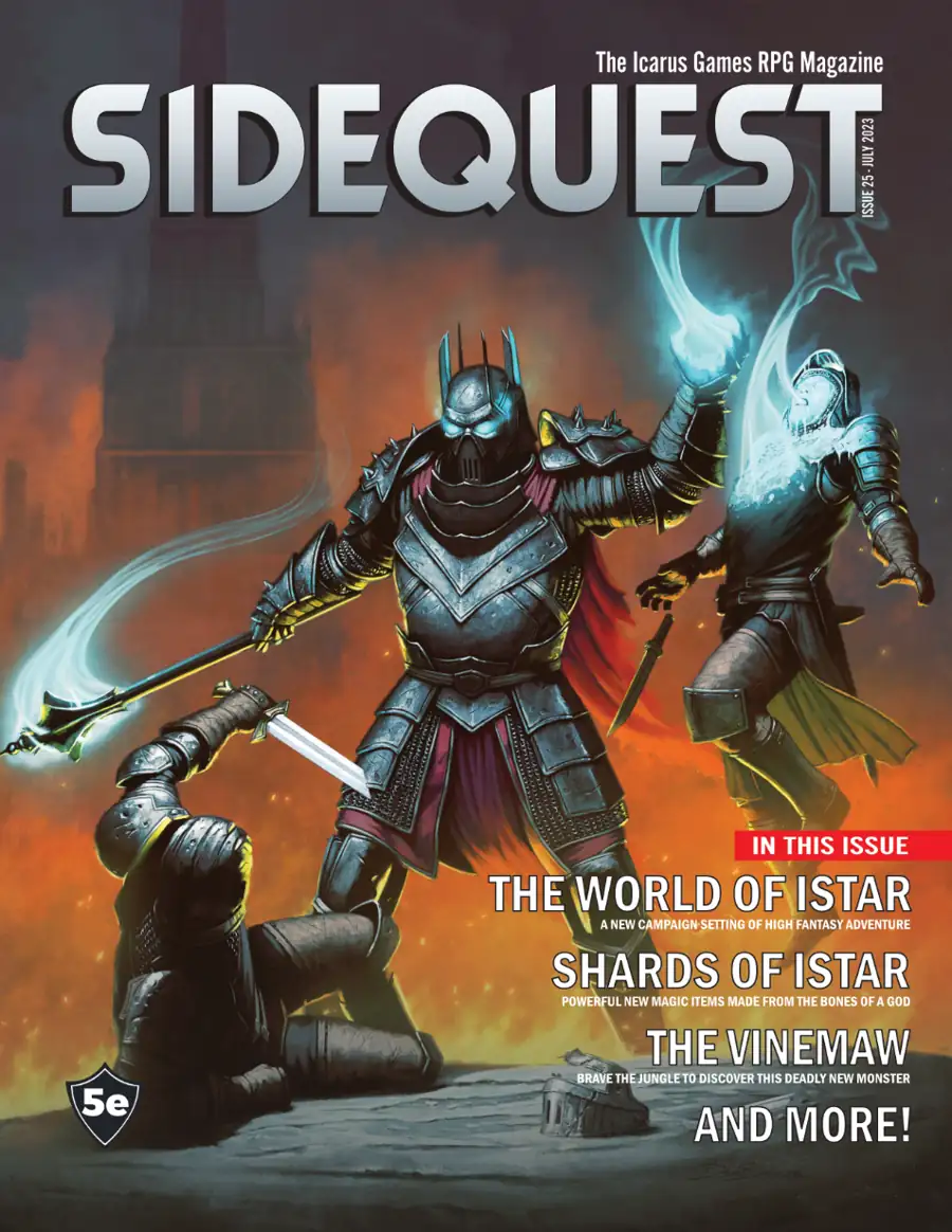SIDEQUEST Issue 25 July 2023 - Icarus Games | DriveThruRPG