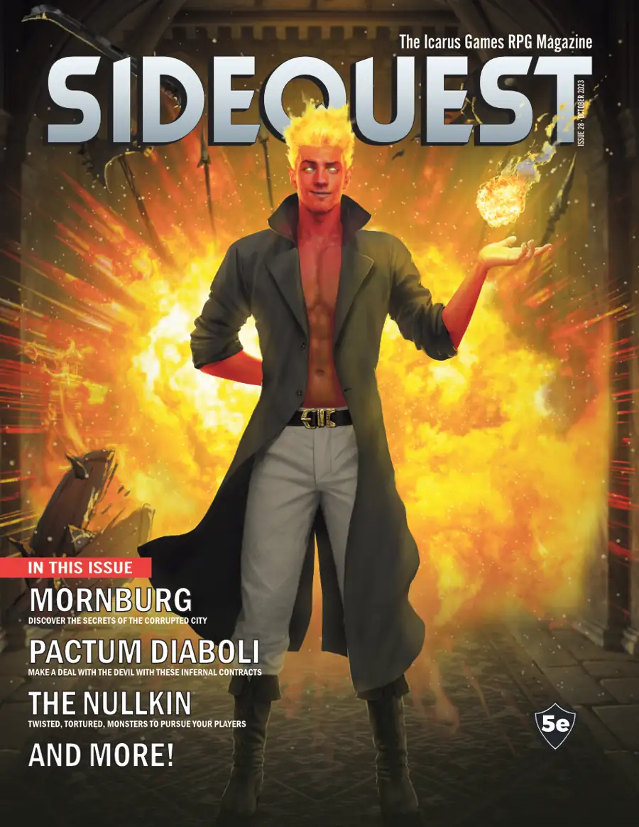 SIDEQUEST Issue 28 October 2023 - Icarus Games | DriveThruRPG