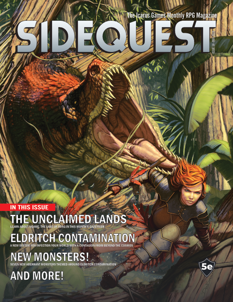 SIDEQUEST Issue 34 May 2024 - Icarus Games | DriveThruRPG
