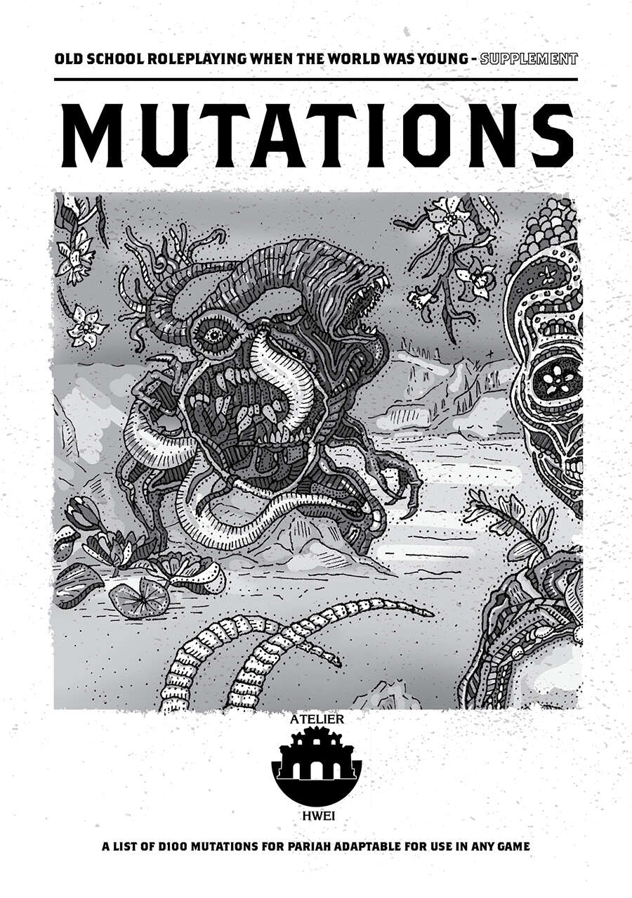 PARIAH MUTATIONS - Atelier Hwei | DriveThruRPG