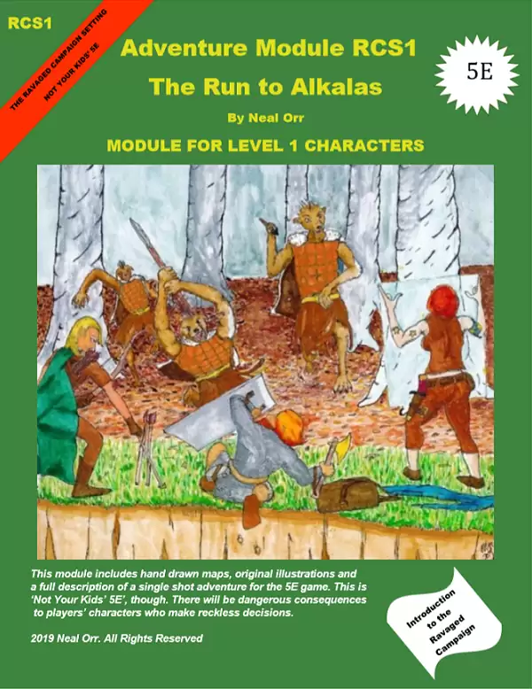 The Run to Alkalas - Neal Orr | DriveThruRPG